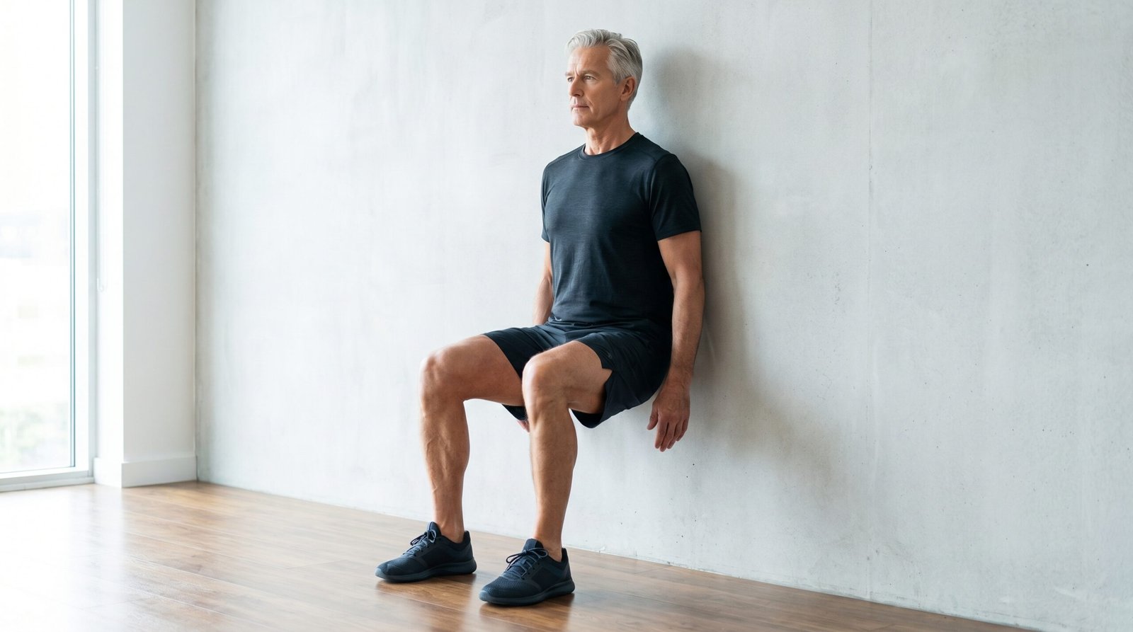 The 90 second wall sit: your guide to elite leg strength after 50
