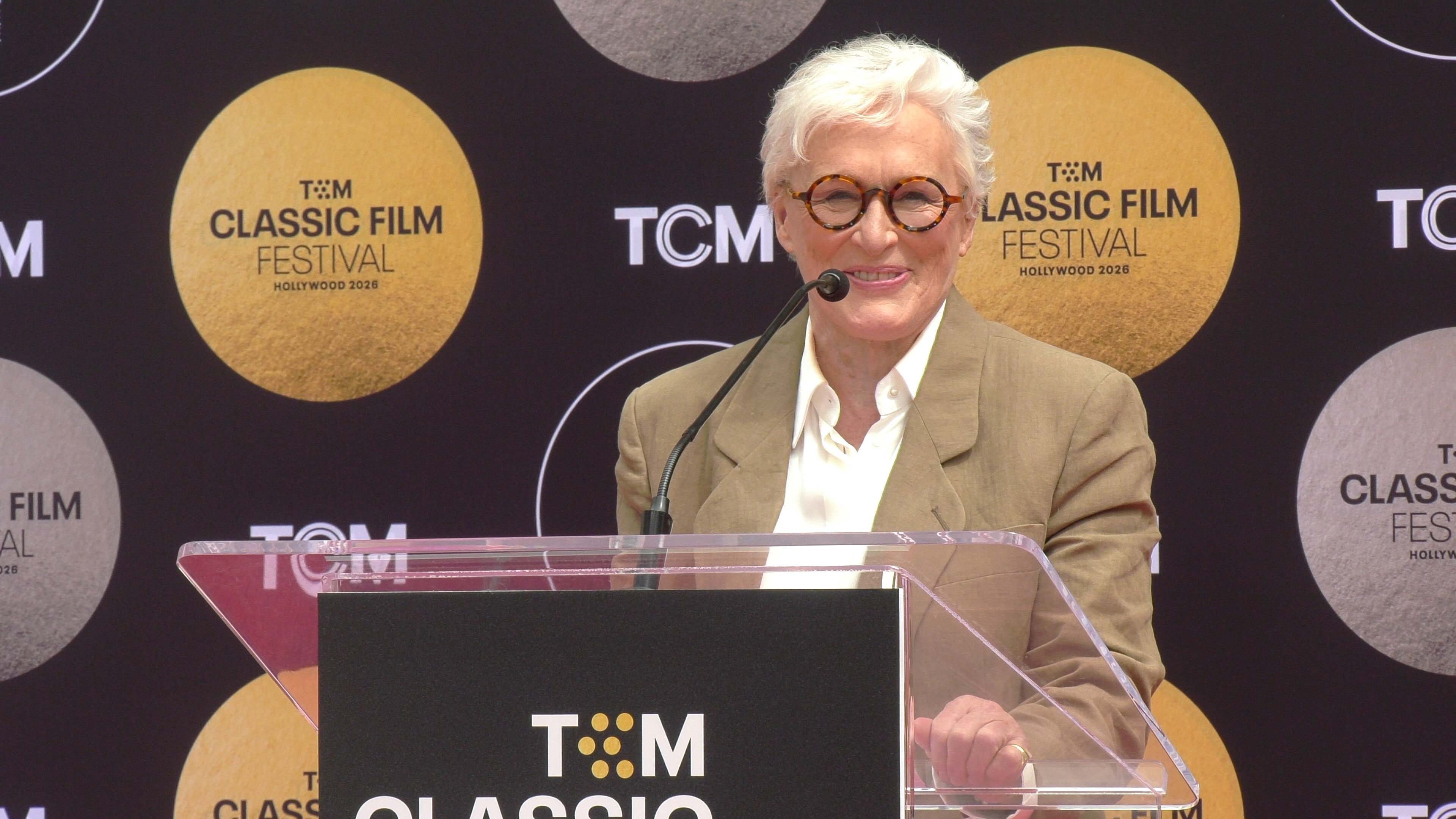 Glenn Close's full speech at her hand and footprint ceremony at TCM 2026