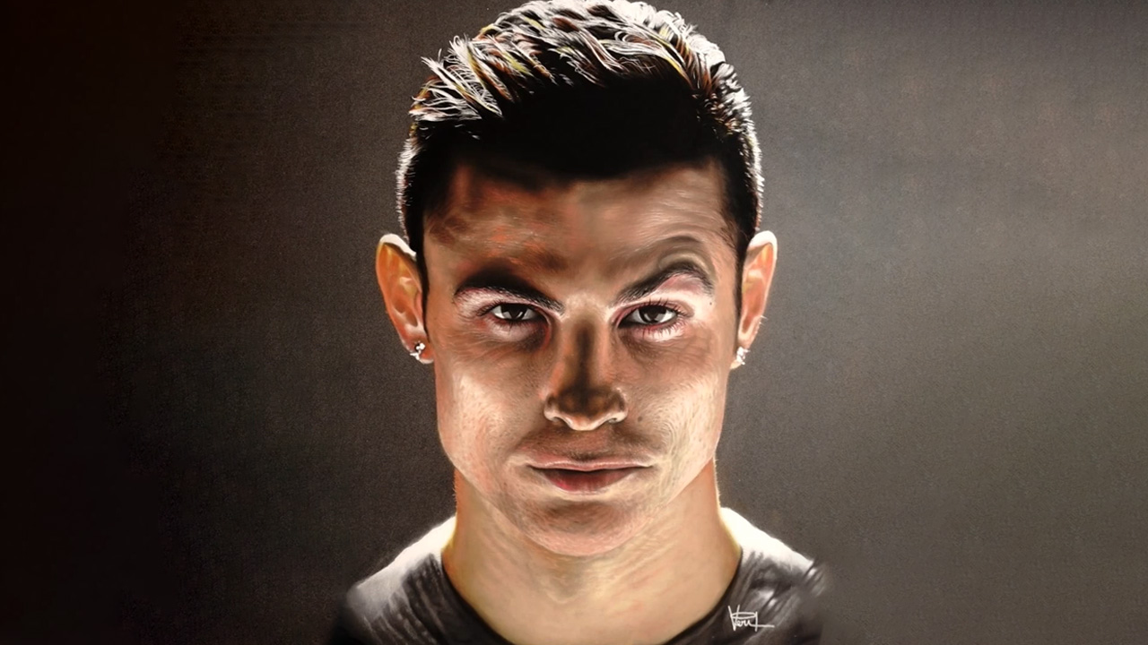 Learn to draw Cristiano Ronaldo portrait like a pro with simple techniques