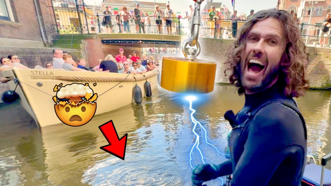 I found treasure magnet fishing in Amsterdam! 🏴‍☠️