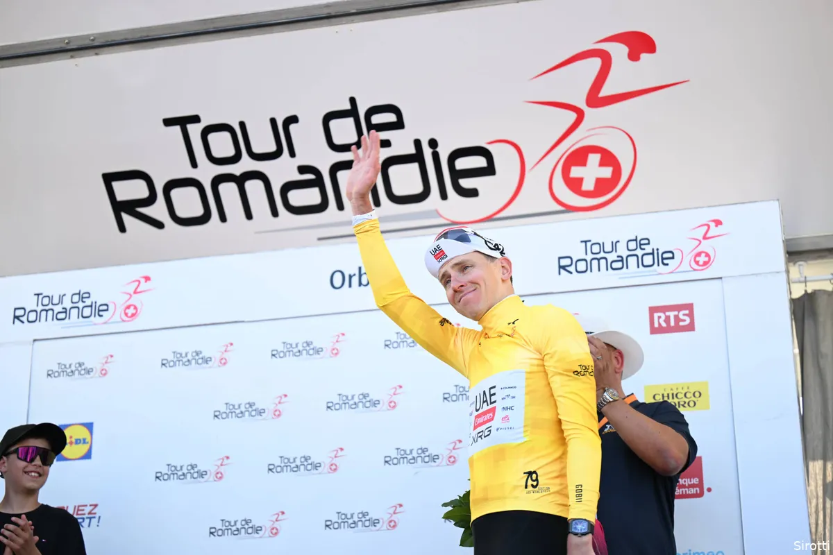 Ronde van Romandië 2026 | Nummer drie voor Pogacar, nummer vier in ...