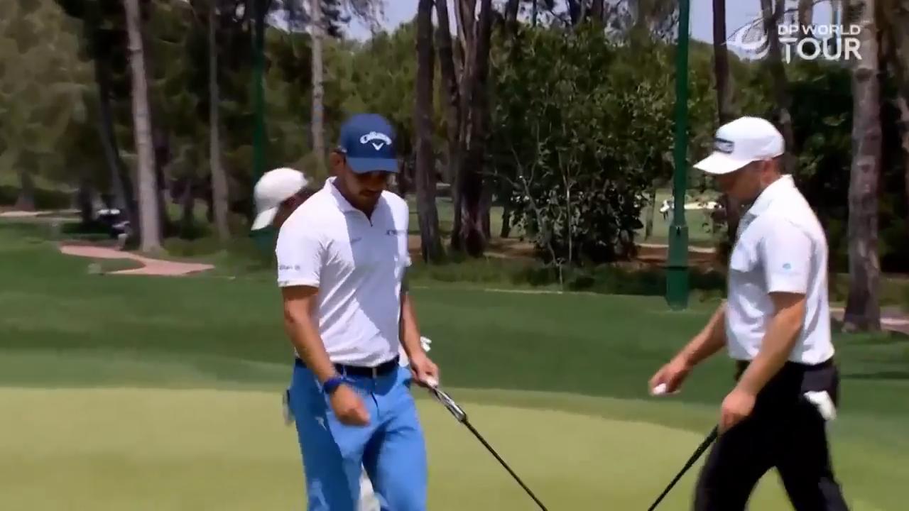 Italy's De Leo holds narrow lead at halfway in the Turkish Open