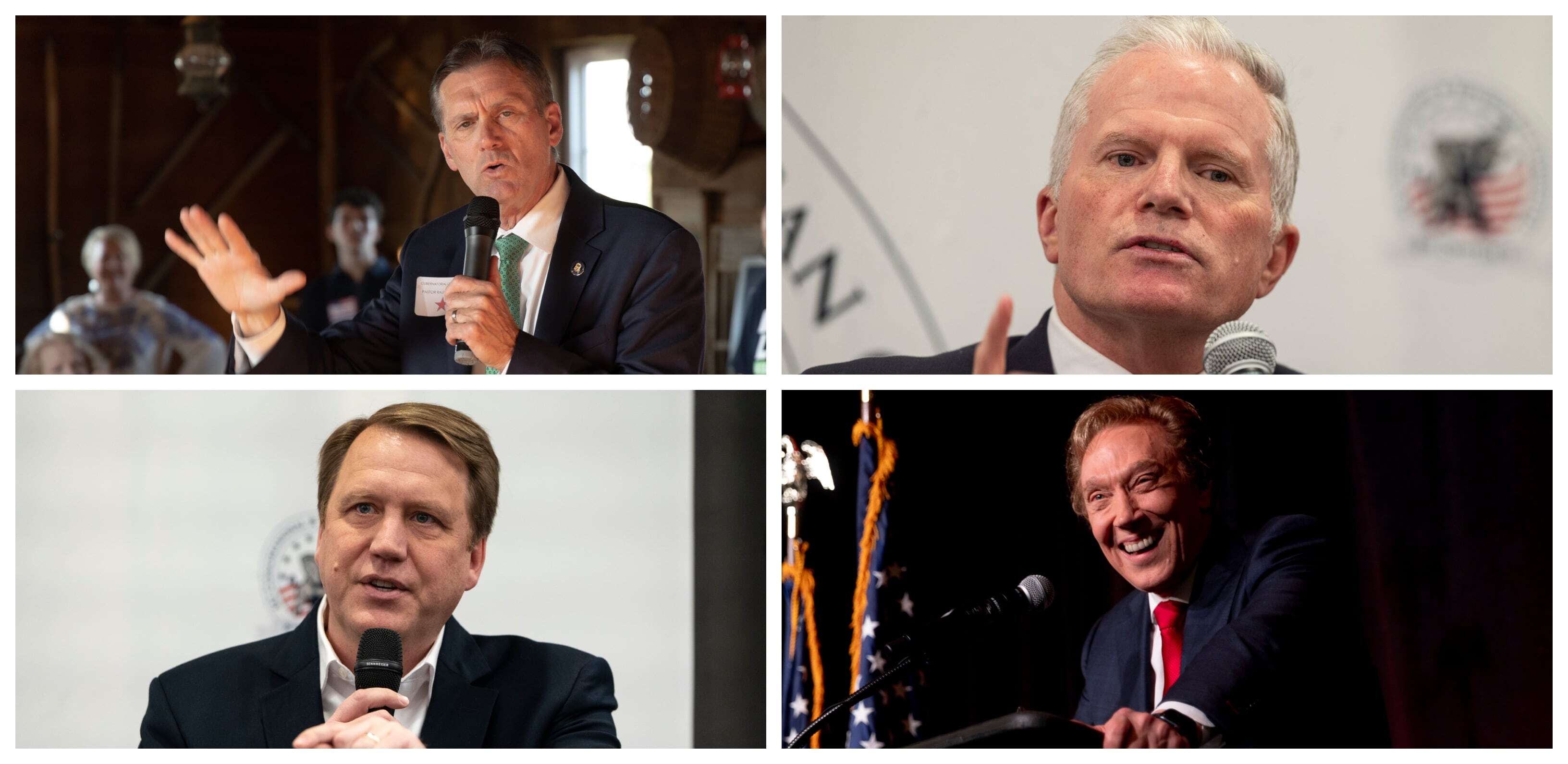 4 GOP gubernatorial candidates, 1 missing frontrunner, and a heated debate