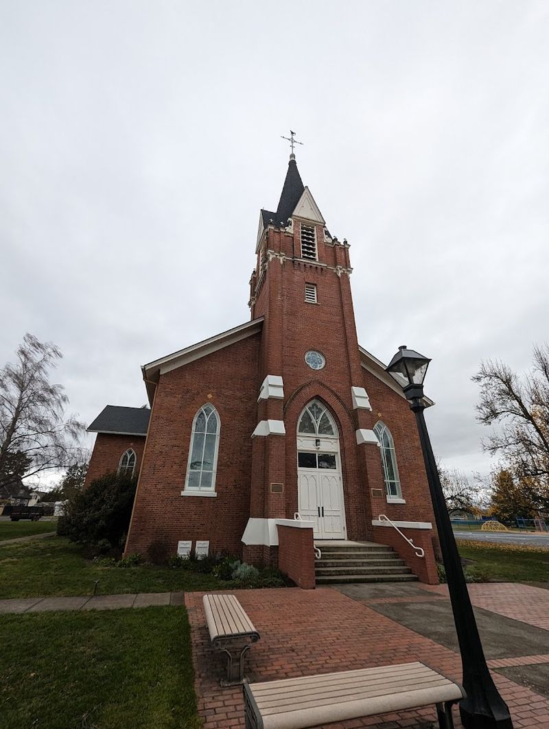 This historic stone church in Oregon dates back to 1846