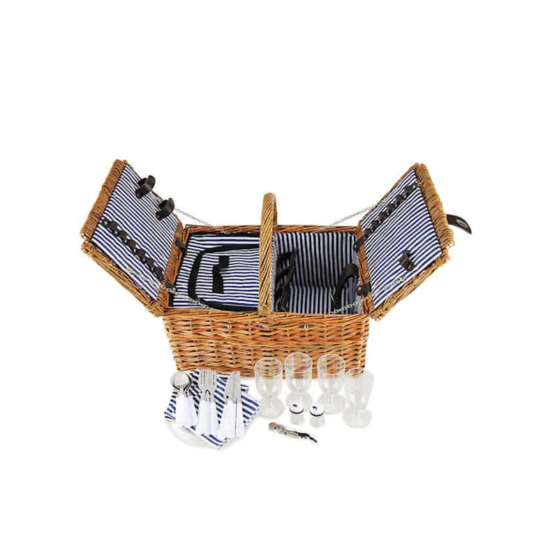 This $20 wicker outdoor gem doubles as a storage find (it's so cottagecore)