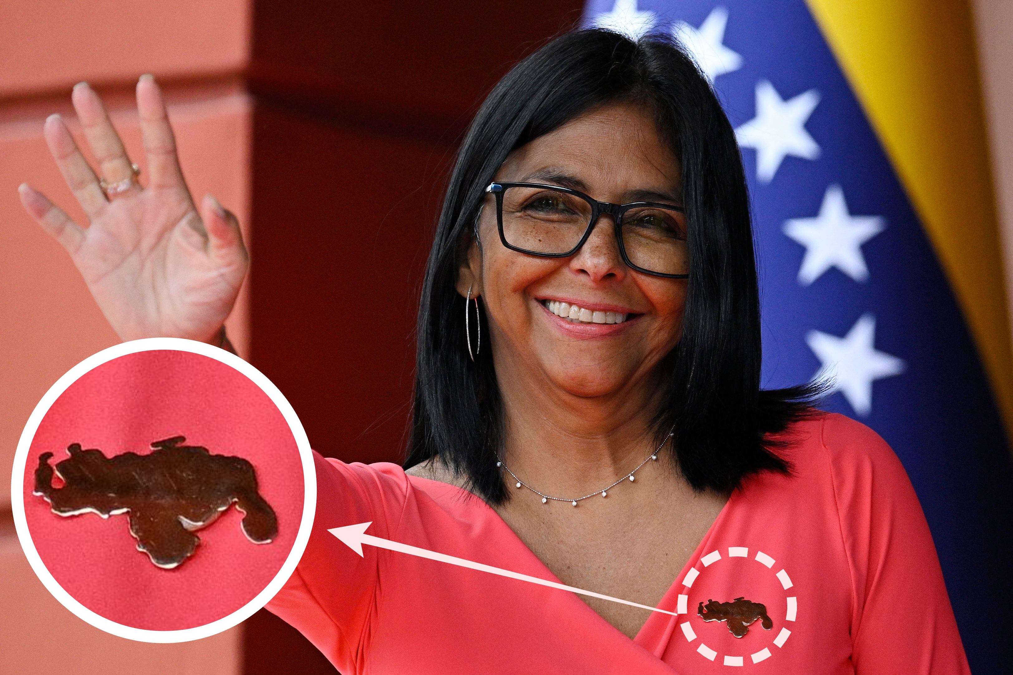 Venezuela's interim president's Essequibo badge sparks Guyana protest