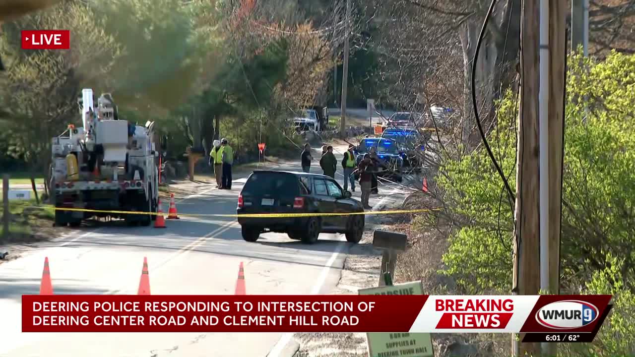 Intersection shut down in Deering