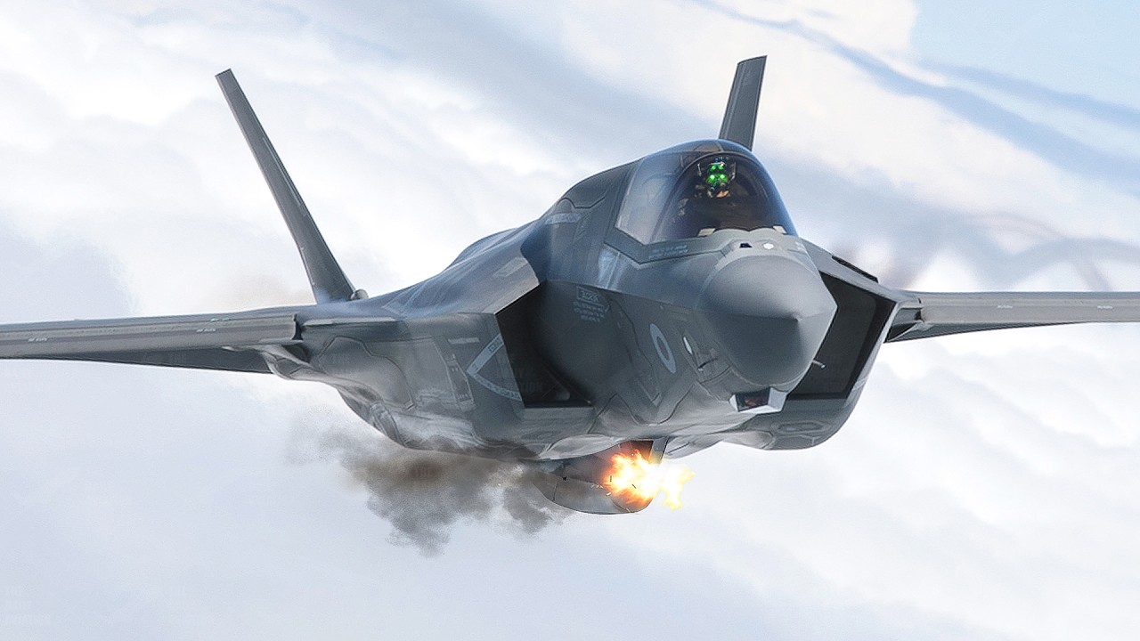 US Marines testing F-35B’s powerful hidden gun pod during live fire