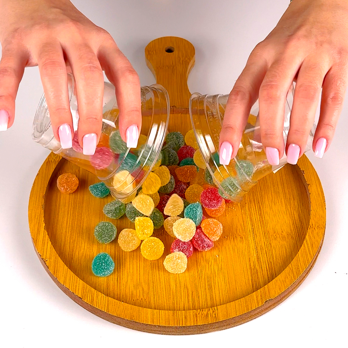 Ramos de dulces en flor como regalos de fiesta💐🍬