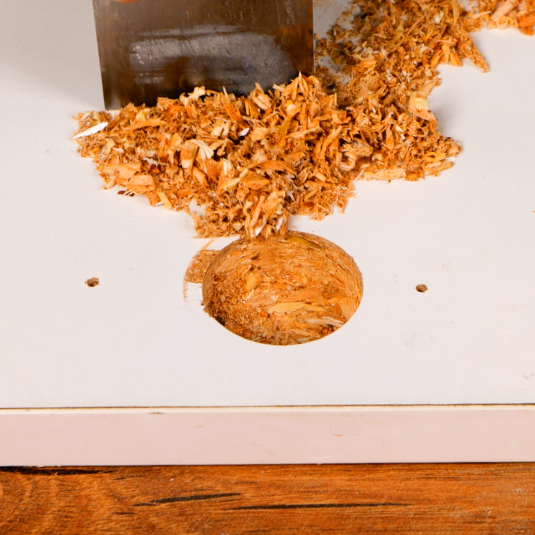 How to easily fill holes in cabinet doors🛠️