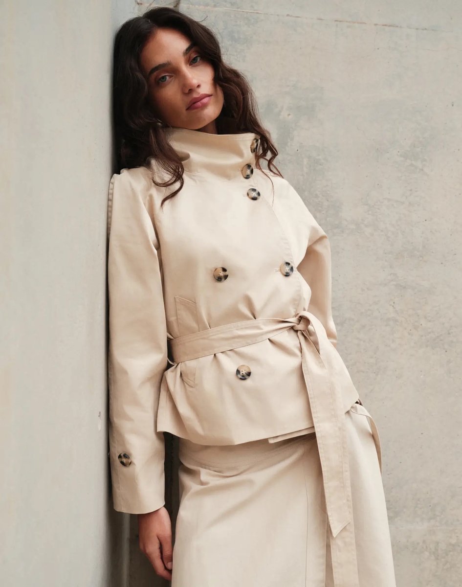 A trench coat is the ultimate shortcut to looking polished. I've found ...