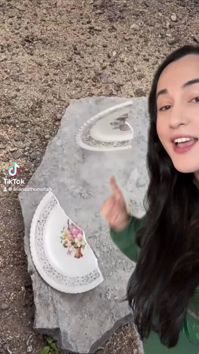 Smash some thrift store plates... seriously!