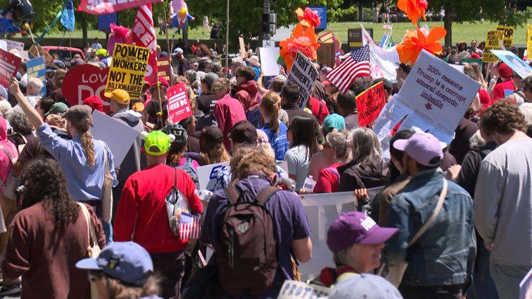 Thousands join in May Day march, rally in the District