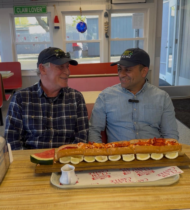 Two-foot-long lobster roll 'Lobzilla' is a big hit at Madison clam shack