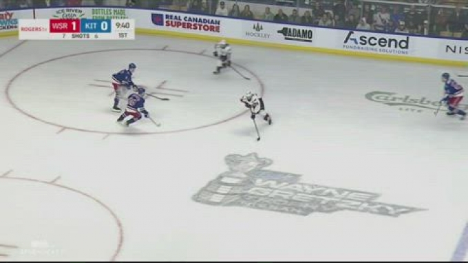 Cole Davis snaps it home to give the Spitfires a 2-0 lead