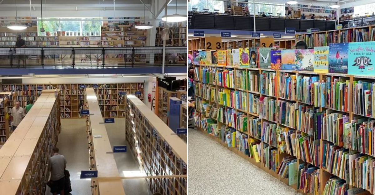A giant used bookstore in Tennessee with endless shelves and a ...