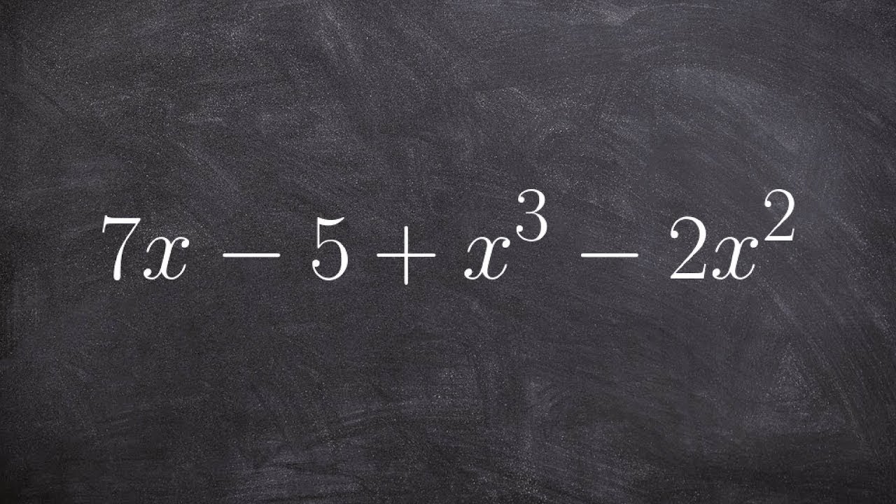 Enter the classroom like a boss: Leading coefficient of a polynomial