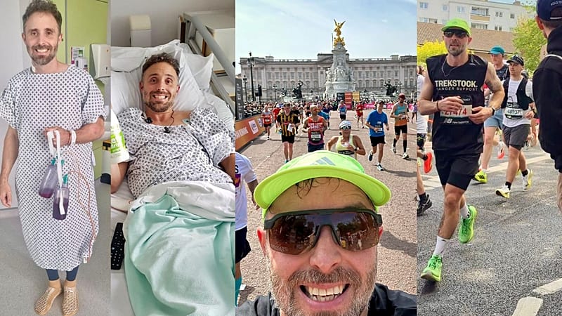 De padecer cáncer a la meta del maratón de Londres: el superviviente ...