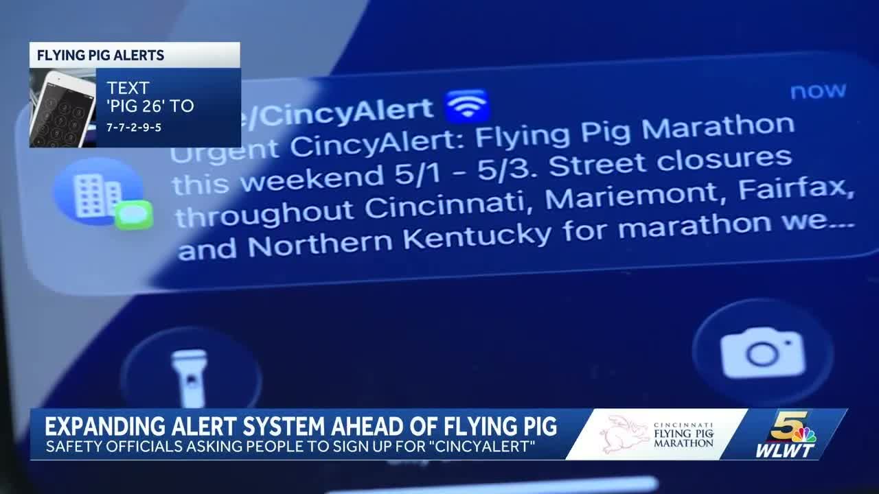 Officials encourage sign-ups for alerts ahead of Flying Pig Marathon ...