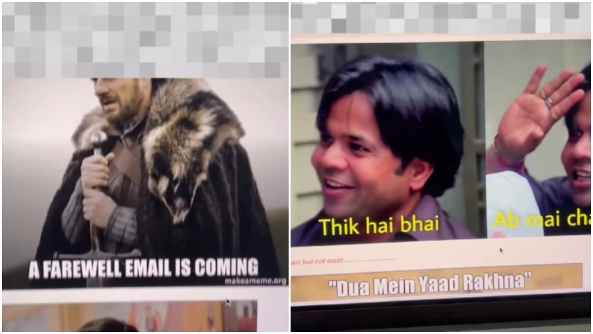 Bengaluru man sends farewell email made entirely of memes, leaves team ...