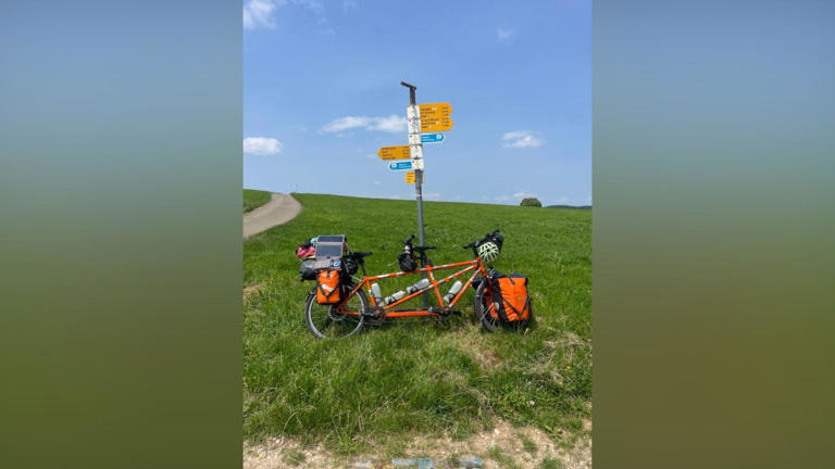 Empty nesters take on 1,900-mile tandem ride