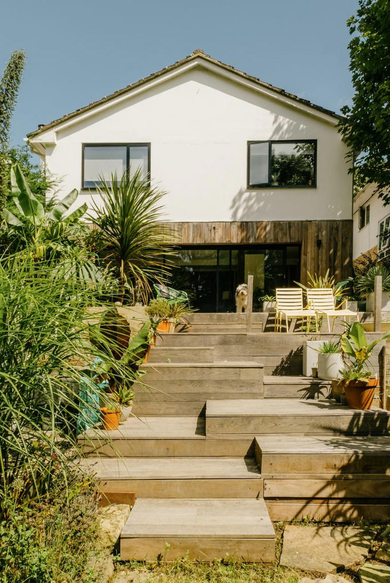 Inside a colourful St Leonards home with a private garden that keeps ...