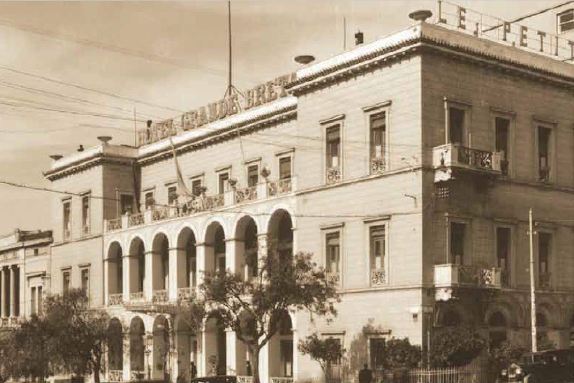 I stayed at the most famous hotel in Athens. Its rooftop restaurant ...