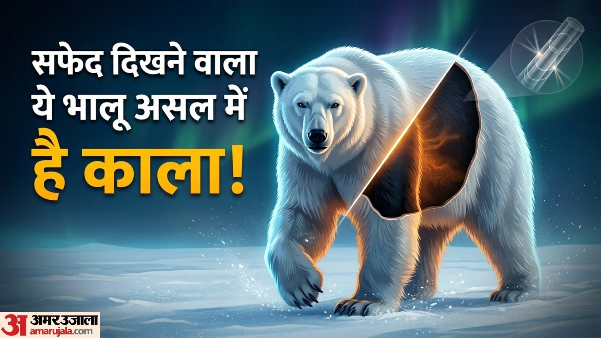 Polar bear: सफेद बर्फ से दिखने वाले ये भालू असल में होते हैं काले ...