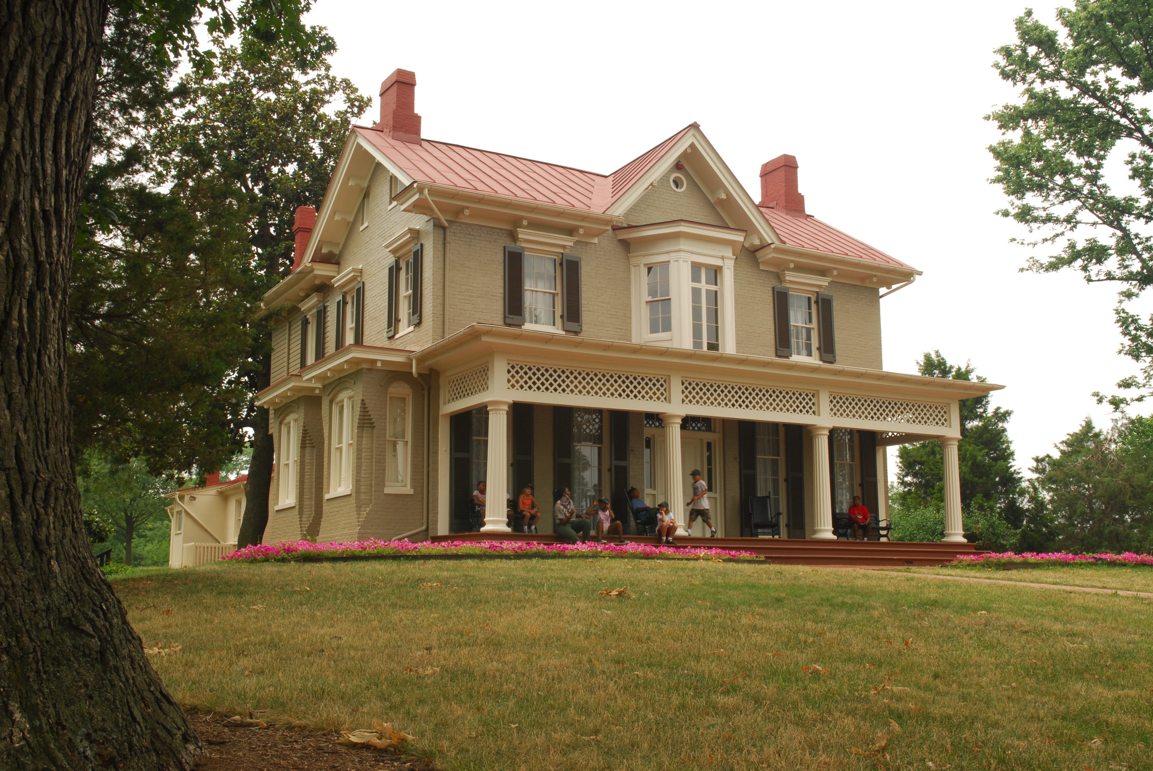 You can visit Frederick Douglass' historic home in Washington, DC