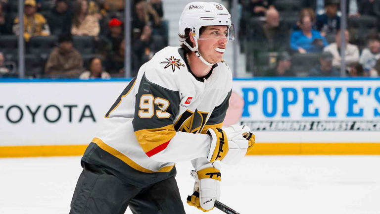 Golden Knights’ Mitch Marner makes NHL history with 6:10 hat trick vs ...