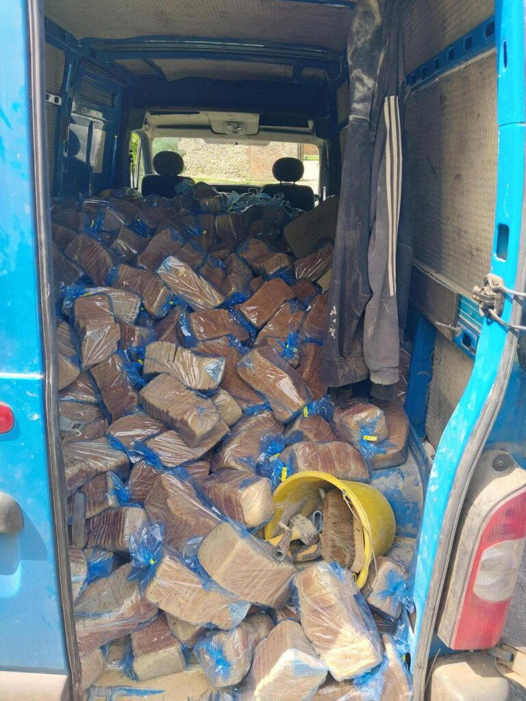 Driver stopped by police with van full of sliced bread