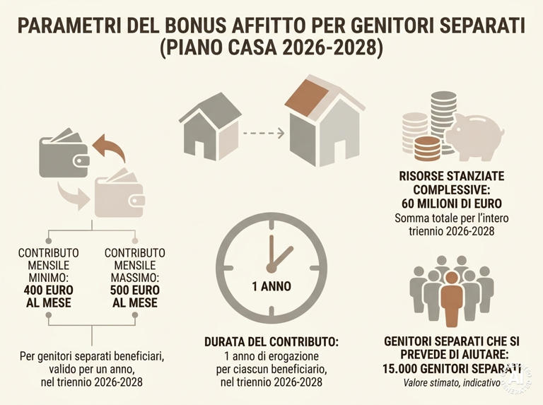Bonus genitori separati fino a 500 euro: come funziona, chi può ...