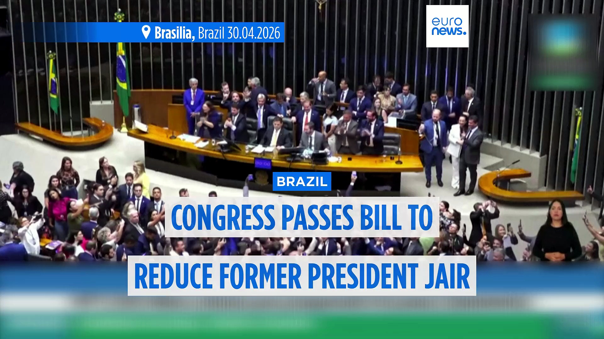 Brazil's Congress reduces ex-President Bolsonaro's coup prison sentence