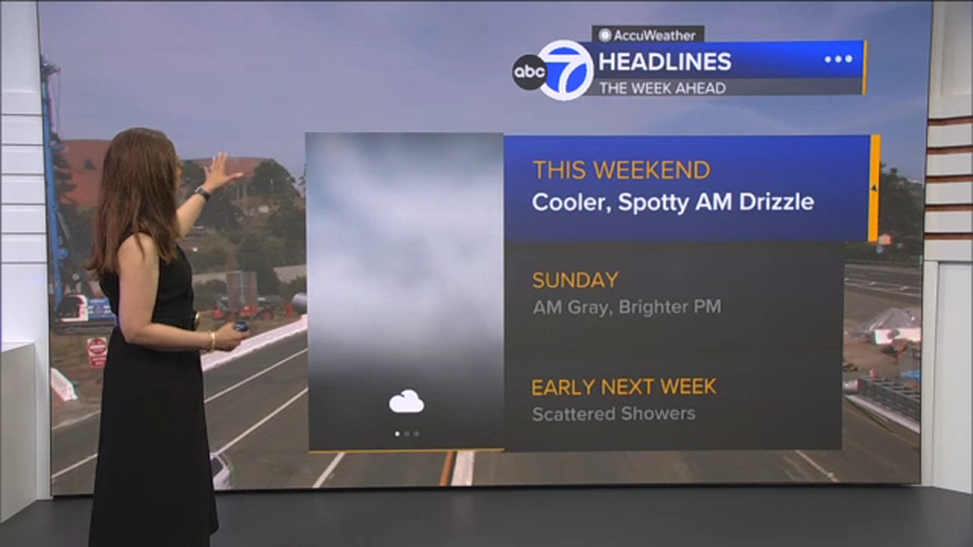 AccuWeather forecast: Cooler weekend with patchy morning drizzle