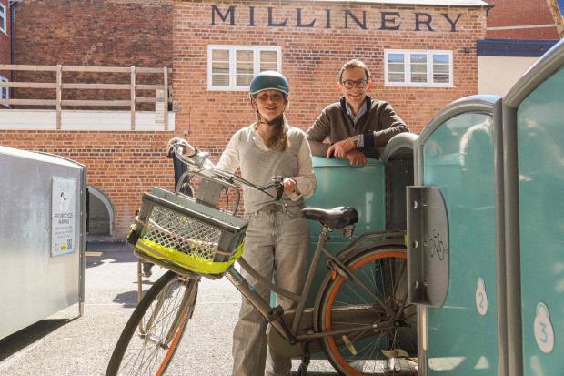 New bike lockers offer secure, app-bookable storage in city centre
