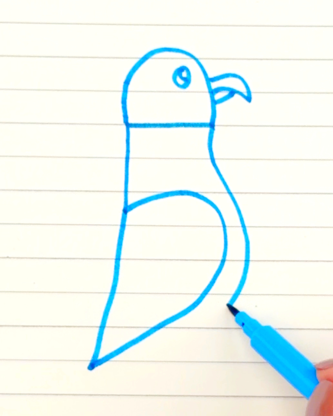 Dibujar pájaros fácilmente con números🦜🖌️
