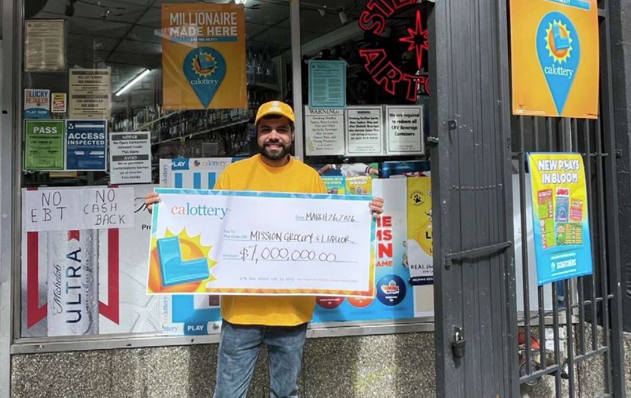 $7 million lottery ticket sold at San Francisco liquor store
