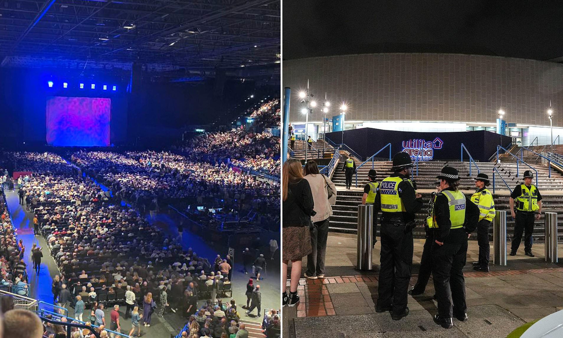 Peter Kay show was halted by bomb hoax, police say as 19-year-old is ...