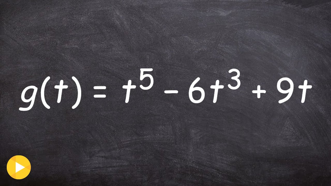 Find the zeros & multiplicity of a polynomial function to fifth degree