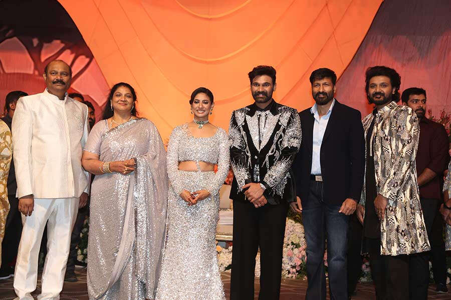 Bellamkonda Sreenivas and Kavya’s wedding reception