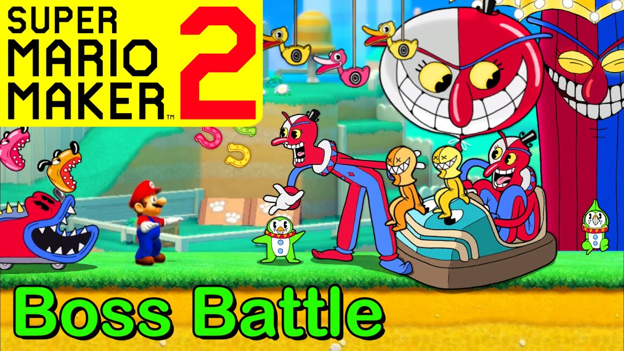 How to build a Beppi the Clown boss in Mario Maker