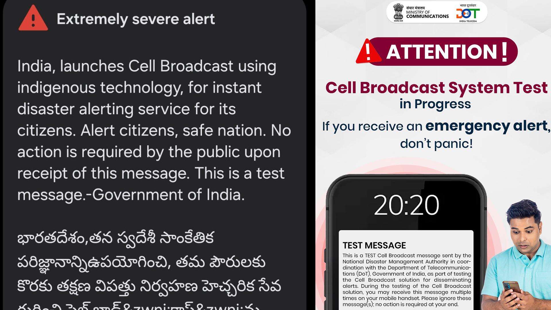 India tests disaster information system, citizens get 'extremely severe ...