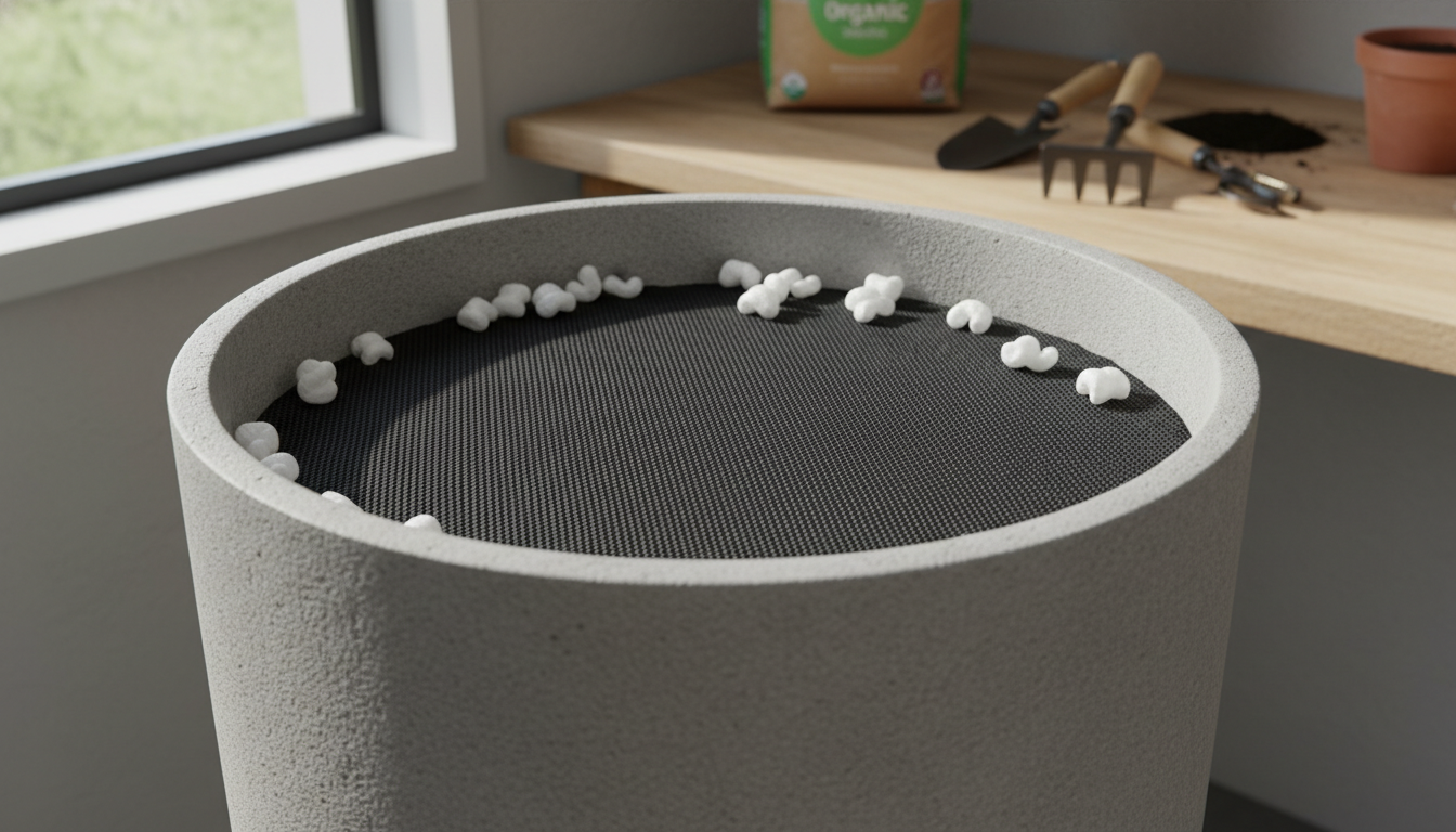 Smart solutions to fill large planters and boost plant health