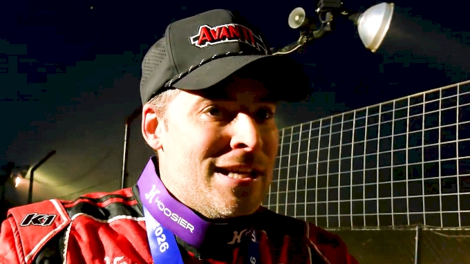 Kyle Cummins reacts after back-to-back USAC Larry Rice Classic wins at ...