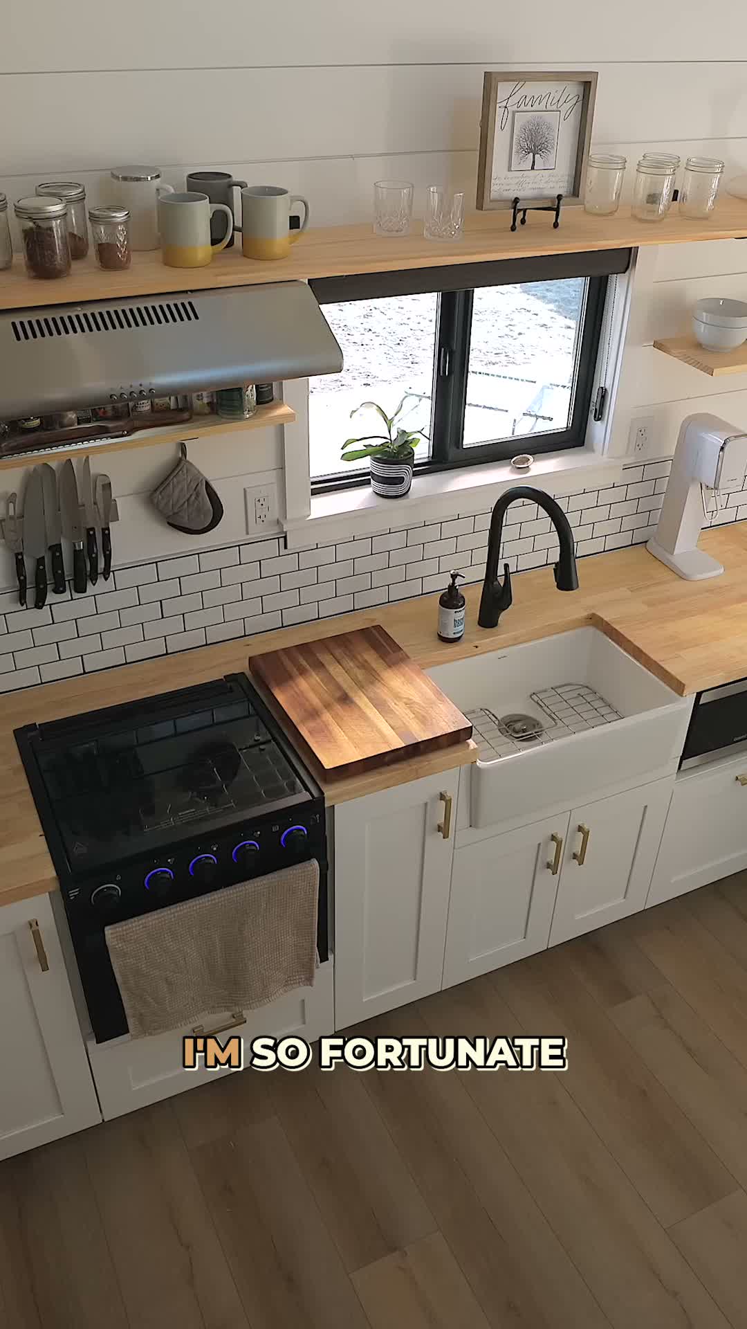 Retired grandma has some good space saving hacks for a small kitchen