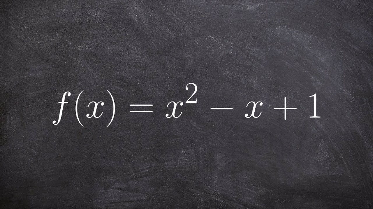 Determining the difference quotient