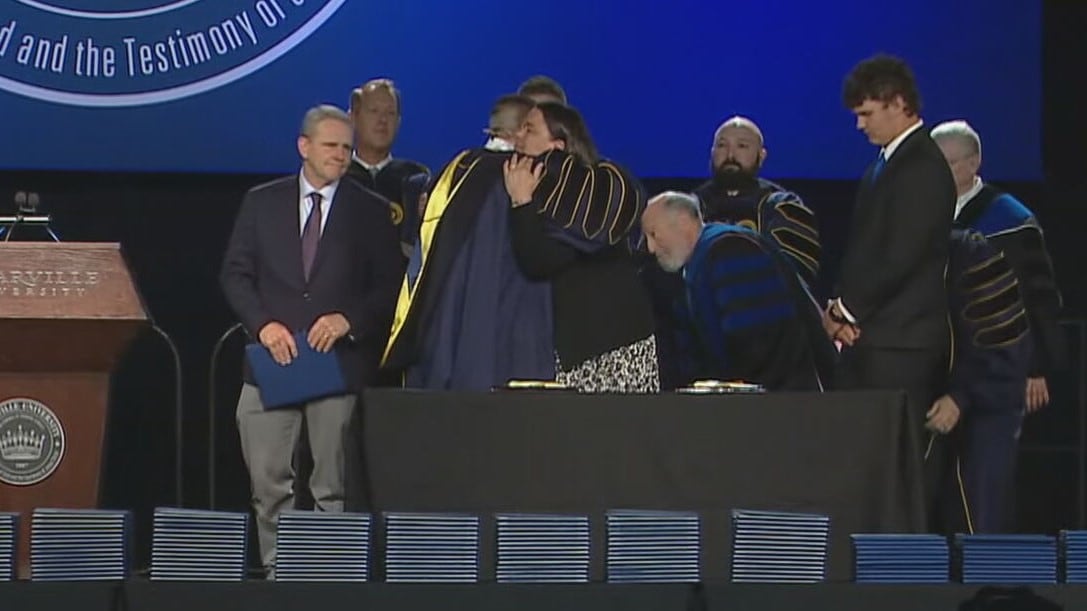 Cedarville Univ. presents honorary degree to family of student killed ...
