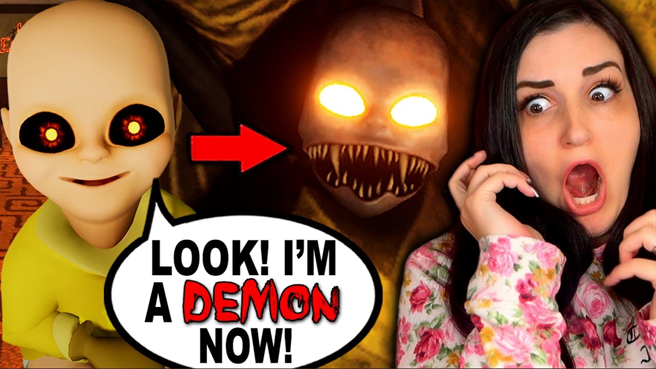 I babysat the baby in yellow again but the new update made him terrifying