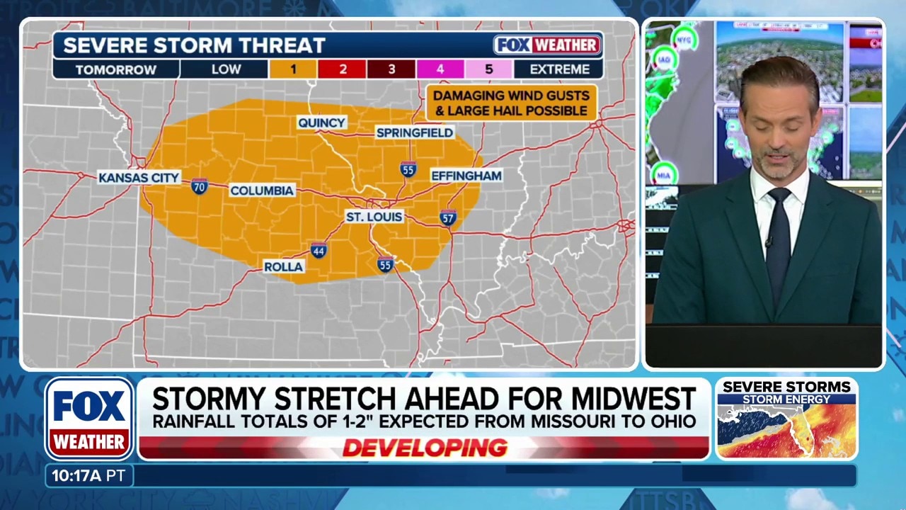 Central states in for a stormy week ahead