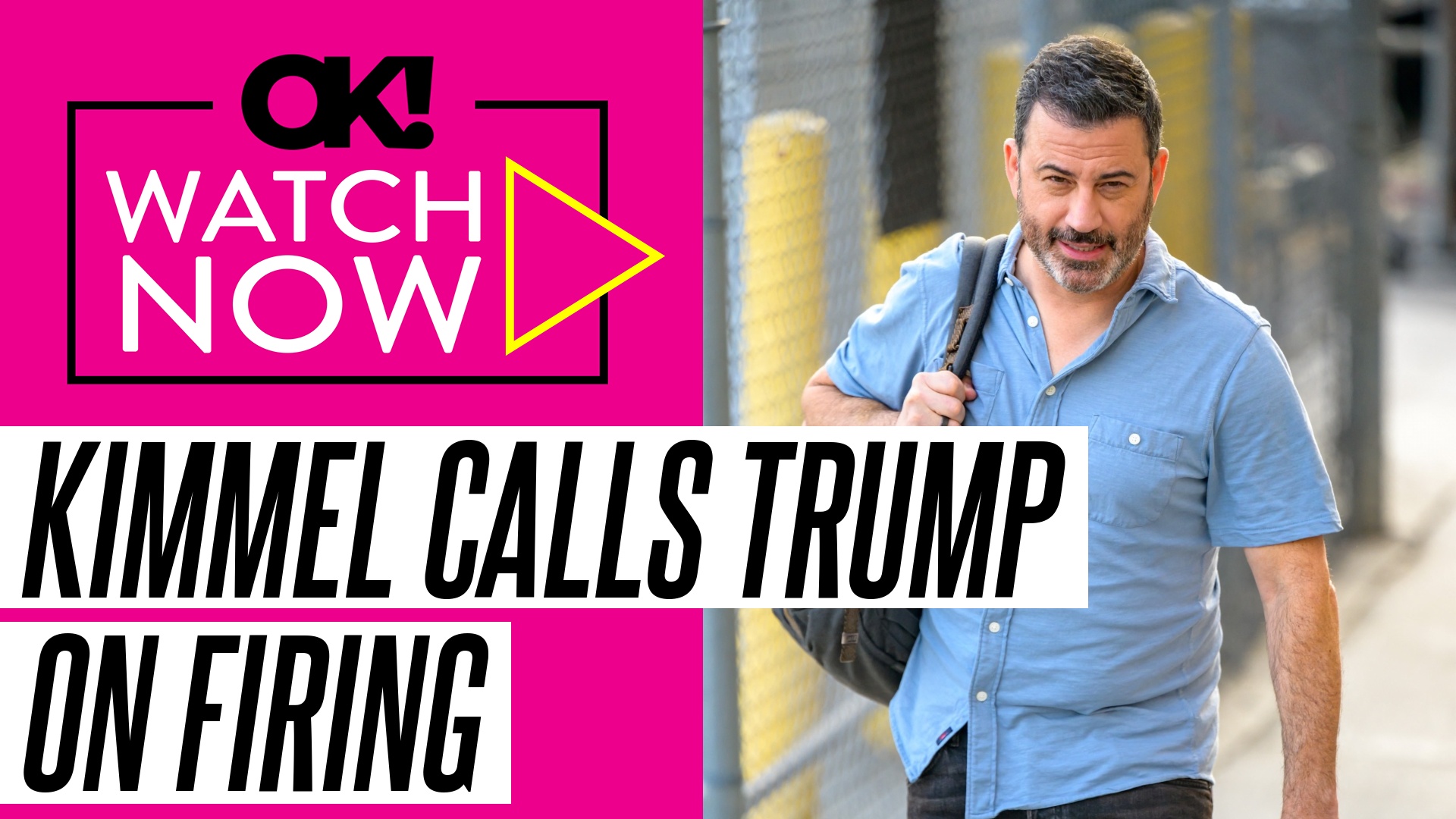Jimmy Kimmel accuses Donald Trump of calling for his firing to ...